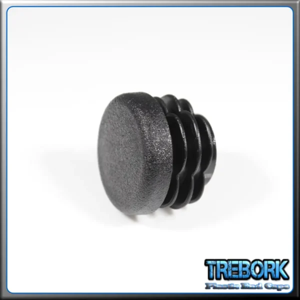 Shop Round Plastic End Caps Ribbed Inserts for Tubes & Profiles